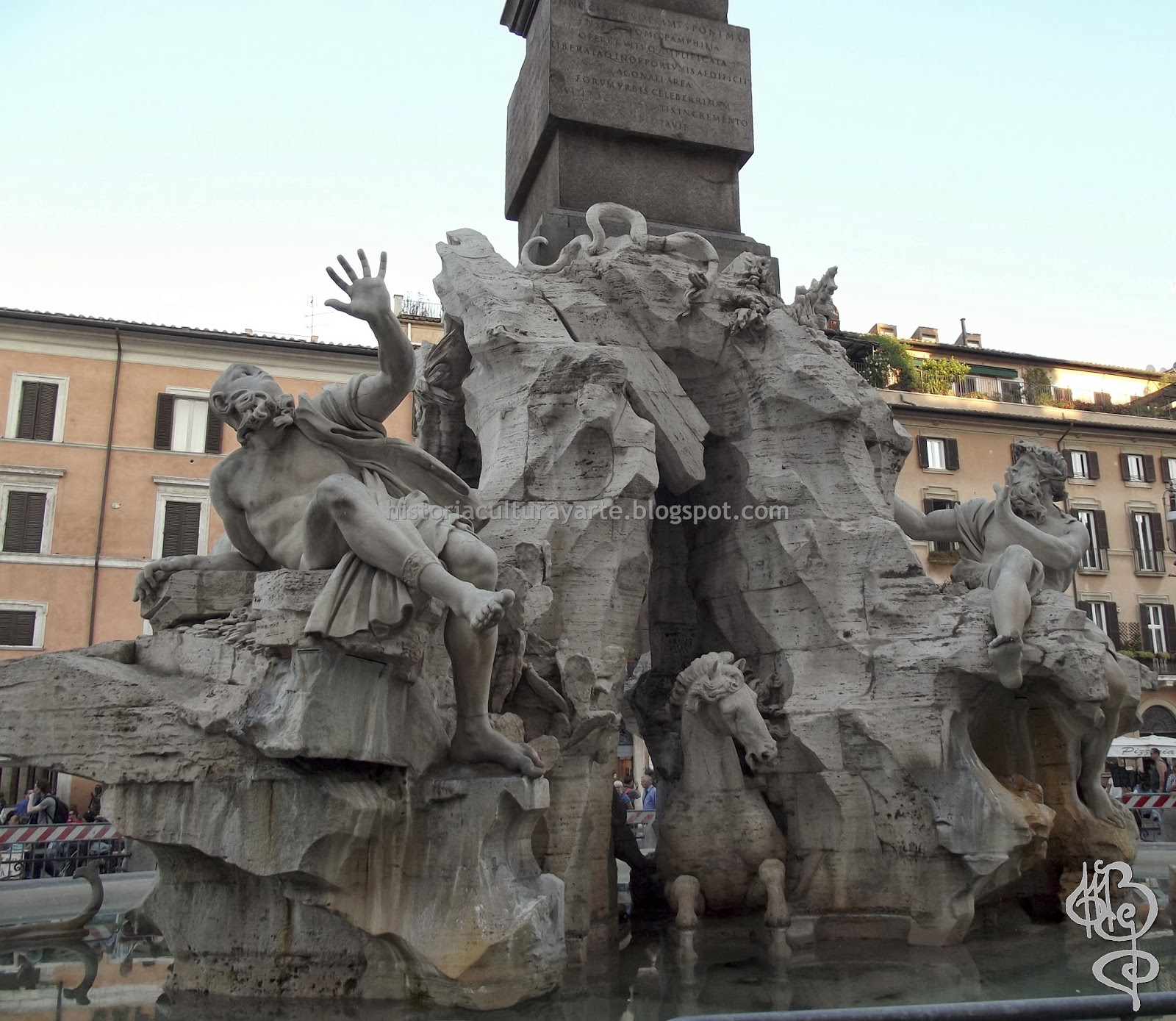 Historia, cultura y arte: Fuente de los cuatro ríos (obra)