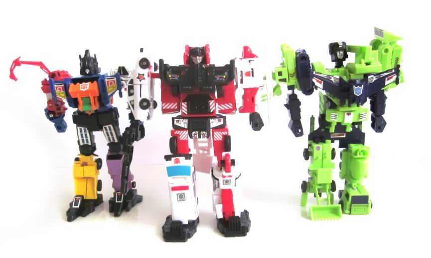 Robot Art: Transformers~Defensor Protectobots~G1 Combiners KW~