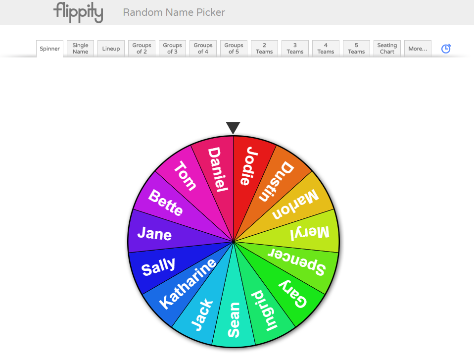 Voor leerkrachten: een heleboel gratis online namenkiezers! Leuk voor ...