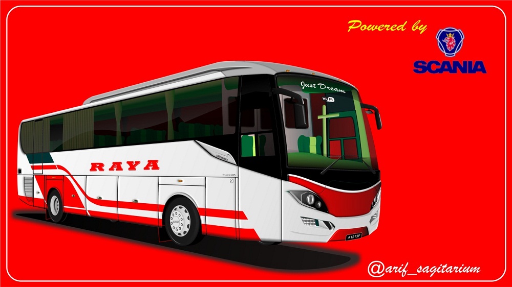 Planet Sagitarium: PO RAYA, Laksana Discovery, Scania K310ib