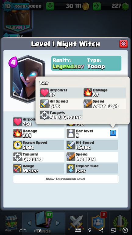 Night Witch Card In Clash Royale | World Networks