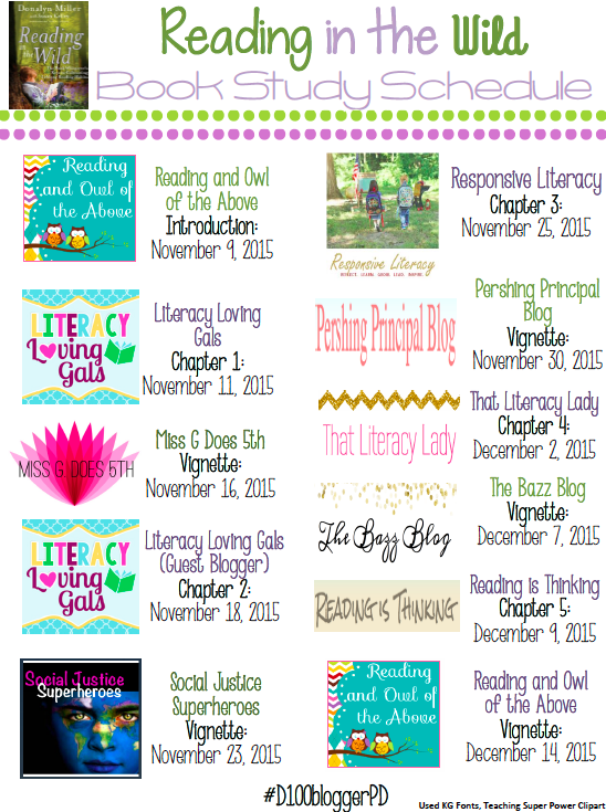 Literacy Loving Gals: Reading in the Wild Book Study: Chapter 1~ Wild ...