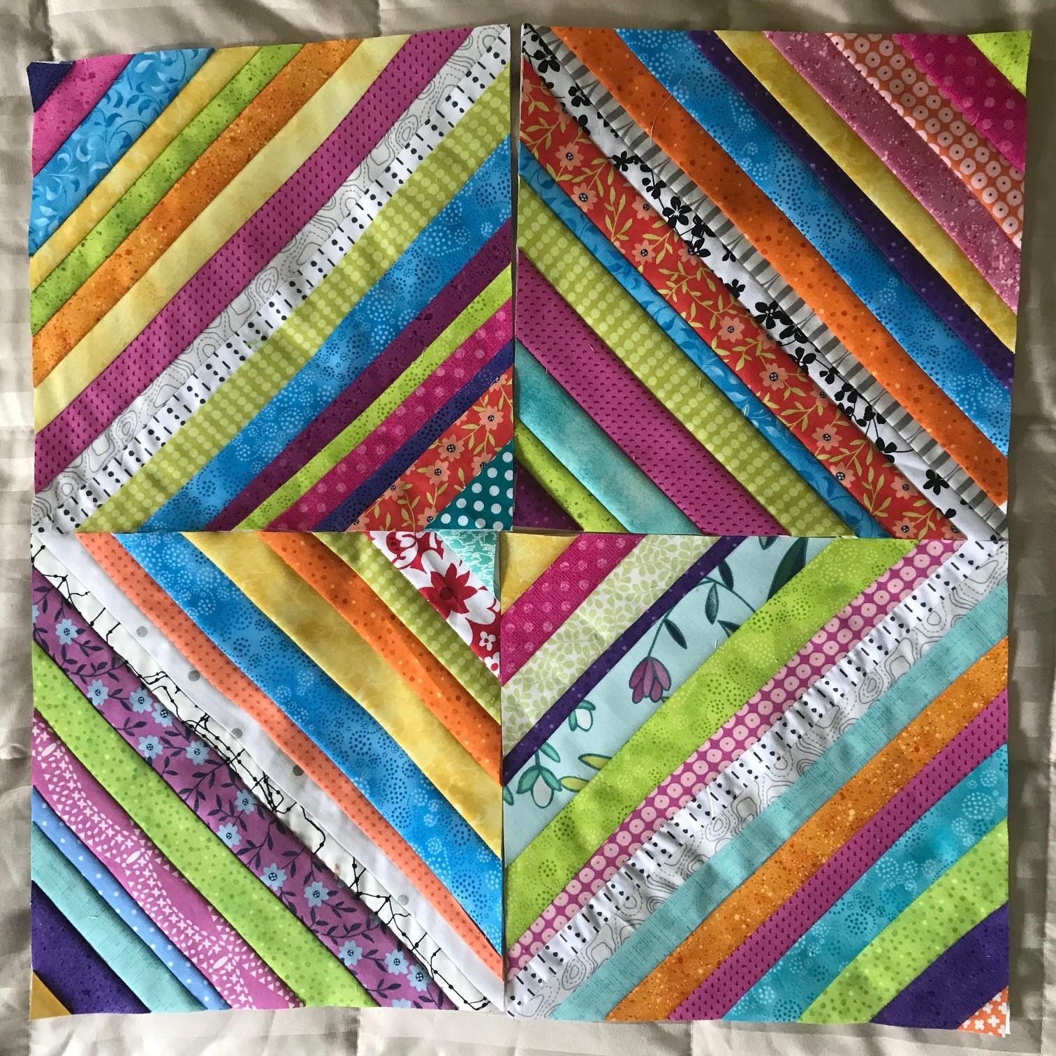 Stash Bee: Hive 8 June Tutorial string quilt