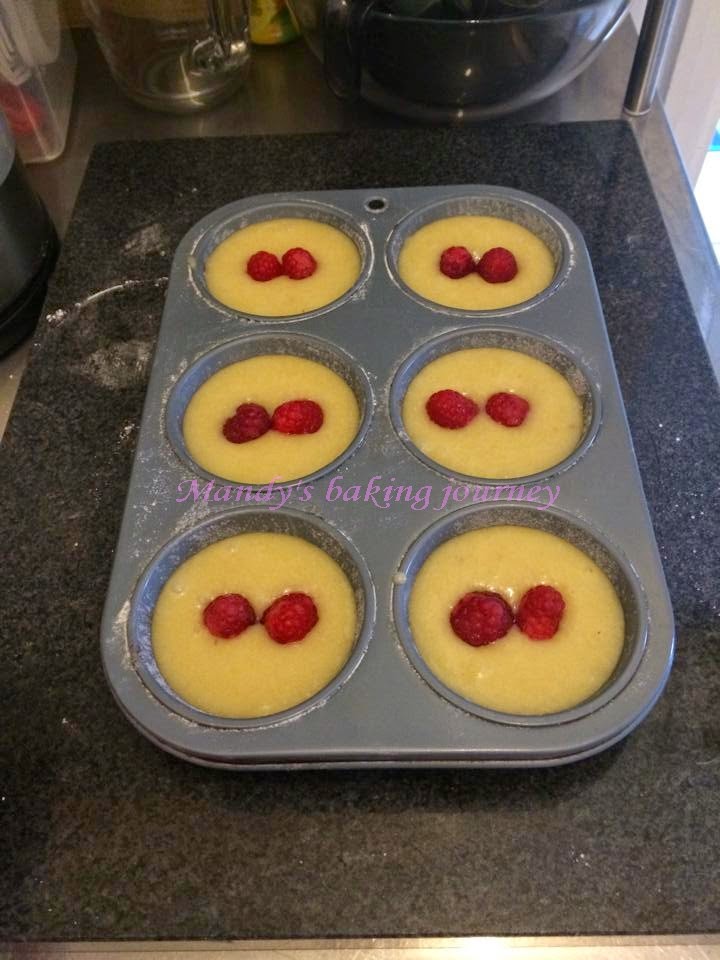 Mandy's baking journey: Raspberry Friands