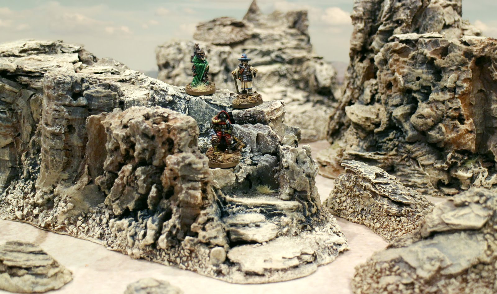 1000 Foot General: Rocky Desert Hills for Wargames Tutorial Part 2