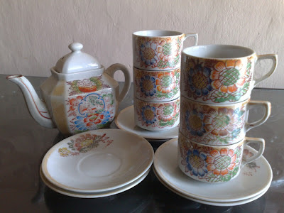 TEA SET LAWAS MADE IN JAPAN (TERJUAL)