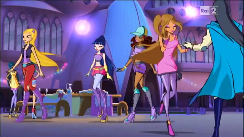 Imágenes Winx Club Disco con los especialistas - Winx Club All
