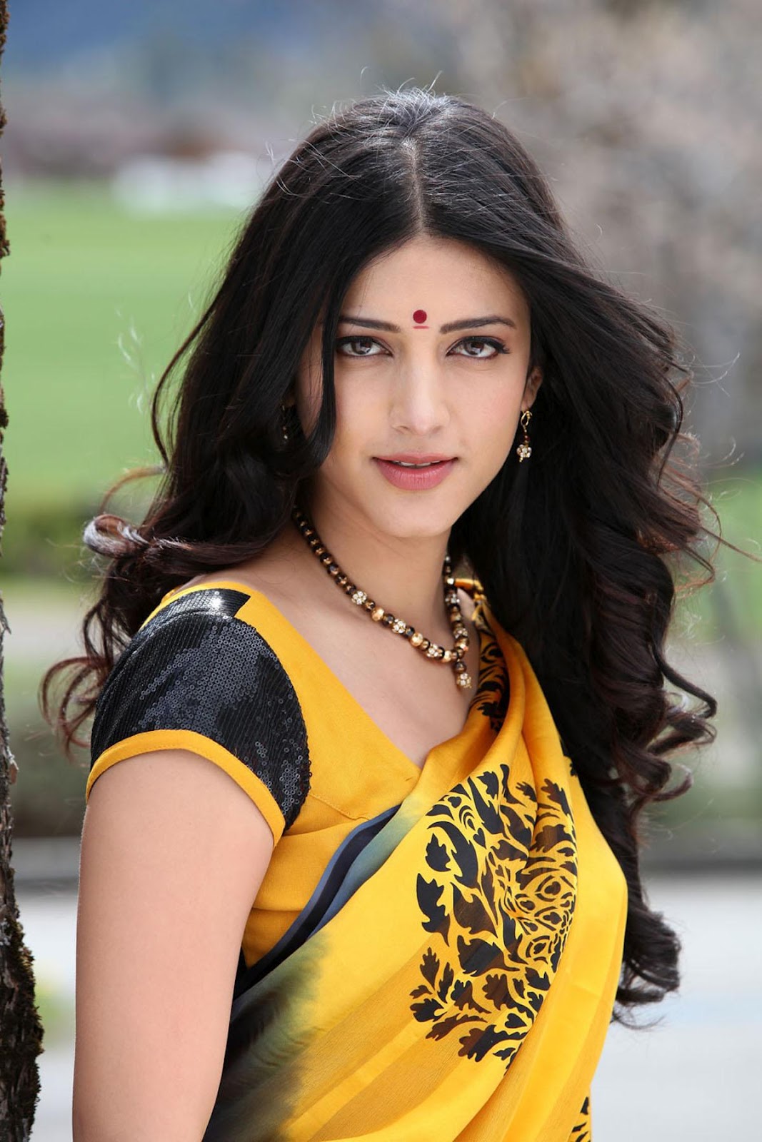 Shruti Hassan Gorgeous Stills In Saree,Shruti Hassan Latest Half Saree ...