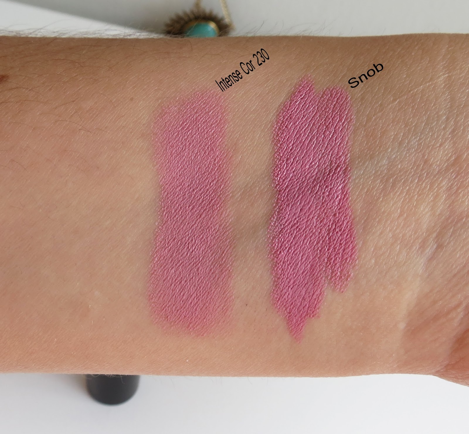 Blog Bem Básica: Batom Snob/Mac x Intense Cor 230 de O Boticário