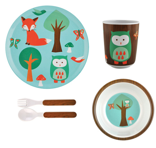 My Owl Barn: Dinnerware Sets for Kids