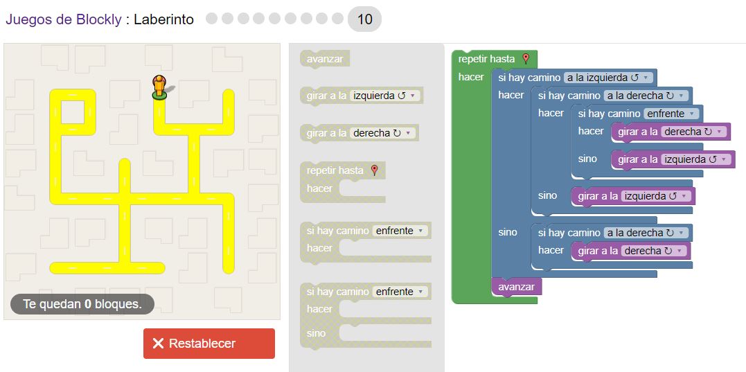 Blockly Games y MBlock