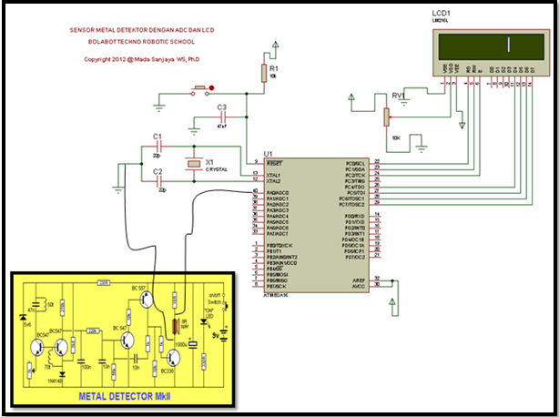 Robot Metal Detector Bolabot Menggunakan ADC ~ Aceng Sambas