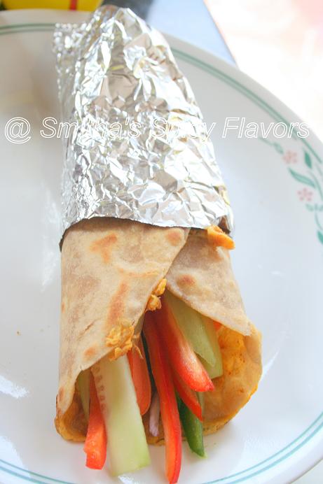 Eggy Roti Vegetable Roll ~ Smitha's Spicy Flavors, Simple and Healthy ...