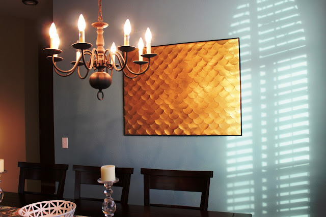 love tenfold: diy | fish scale art
