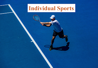 What is individual sports and examples?