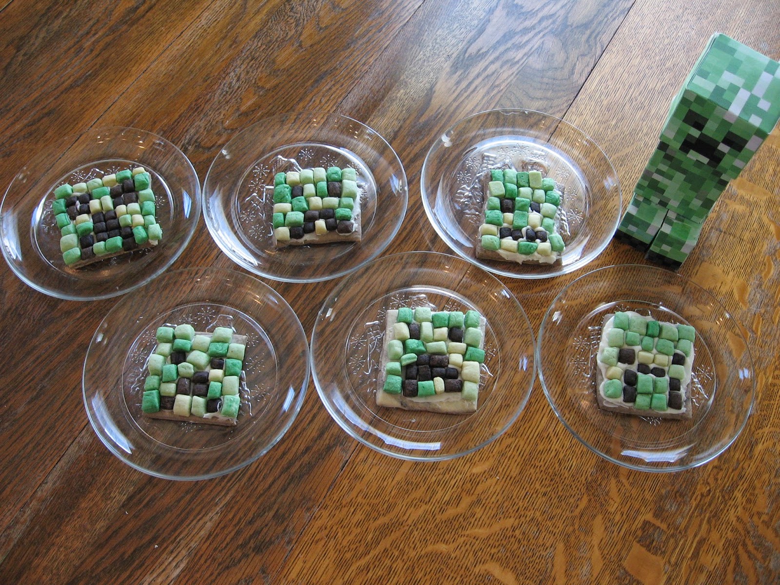 Almost Unschoolers: Summer Fun 2014 - Making Mosaic Minecraft Creeper ...