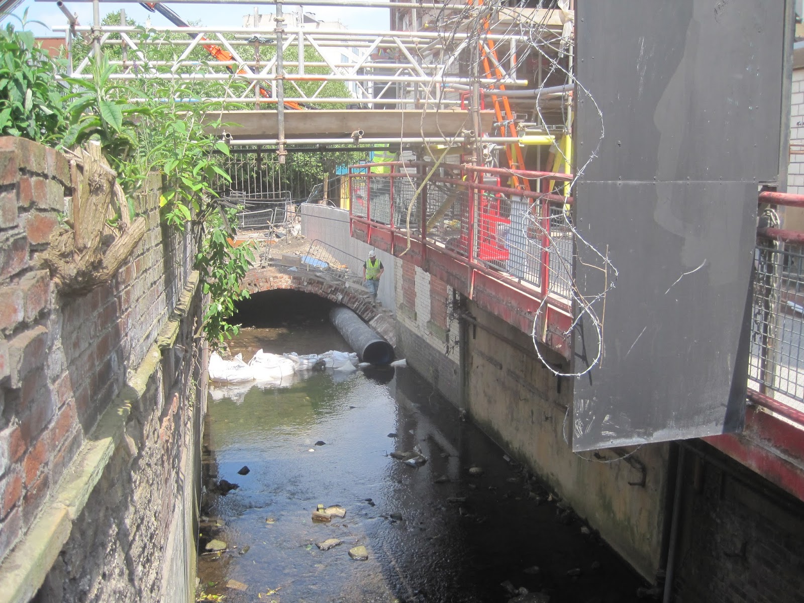 Porter Brook - Part of the Deculverting Process | Wild Trout Trust