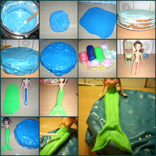 Słodki Zaułek: Tort z Syrenką "Ariel" / Syrenka / Arielka / Mermaid cake