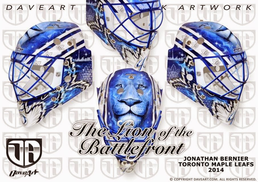 I Love Goalies!: Jonathan Bernier 2014-15 Mask