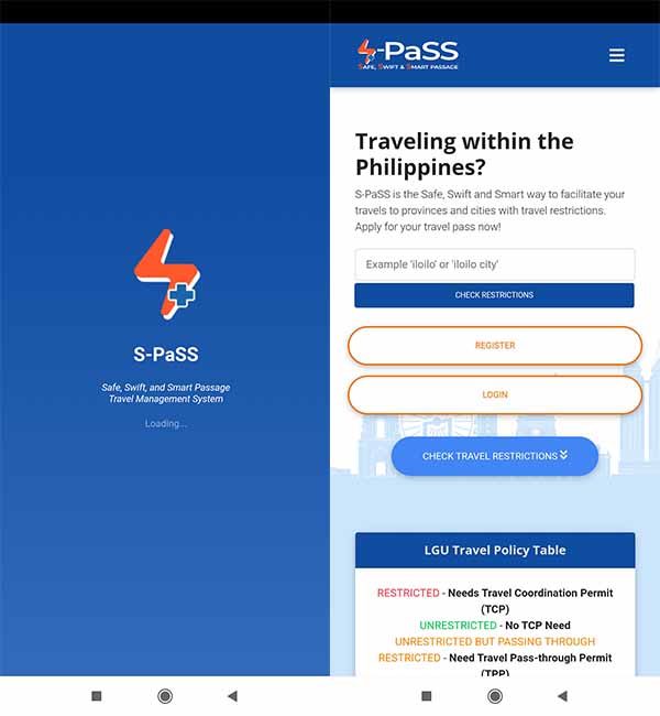 Once you open the app, you will be directed to the homepage to register ...
