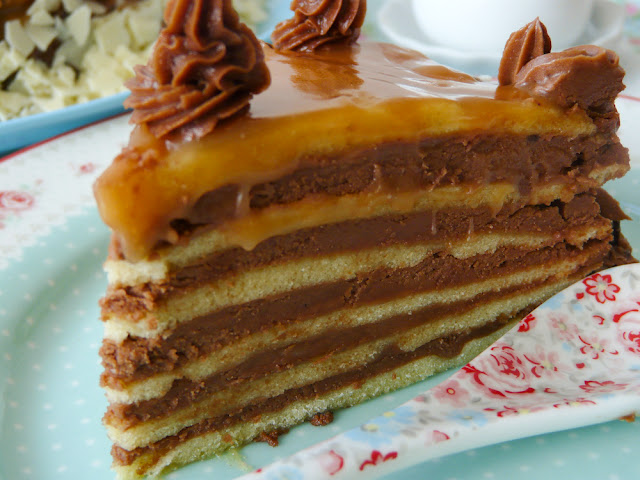 Más dulce que salado: Tarta Dobos, Dobos Torte o Dobosch