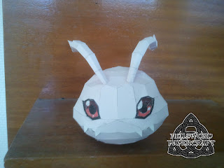 Hellsword Papercraft: Digimon Koromon Papercraft