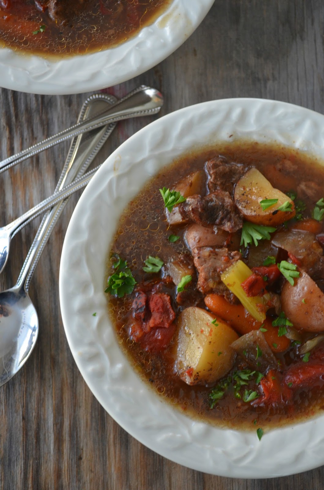 The Lazy Daisy Kitchen: SOUP-er Saturday (a day early) ~ Layered Herby Stew