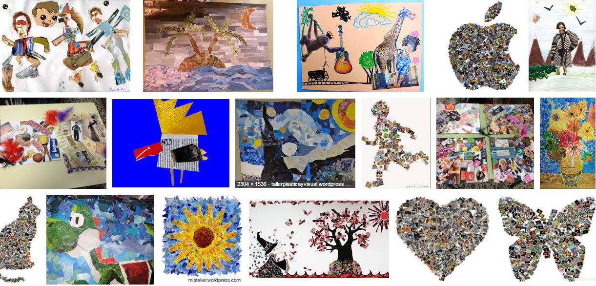 BLOG ESCOLAR. (D.Julen): TÉCNICA DE COLLAGE EN EDUCACIÓN ARTÍSTICA.