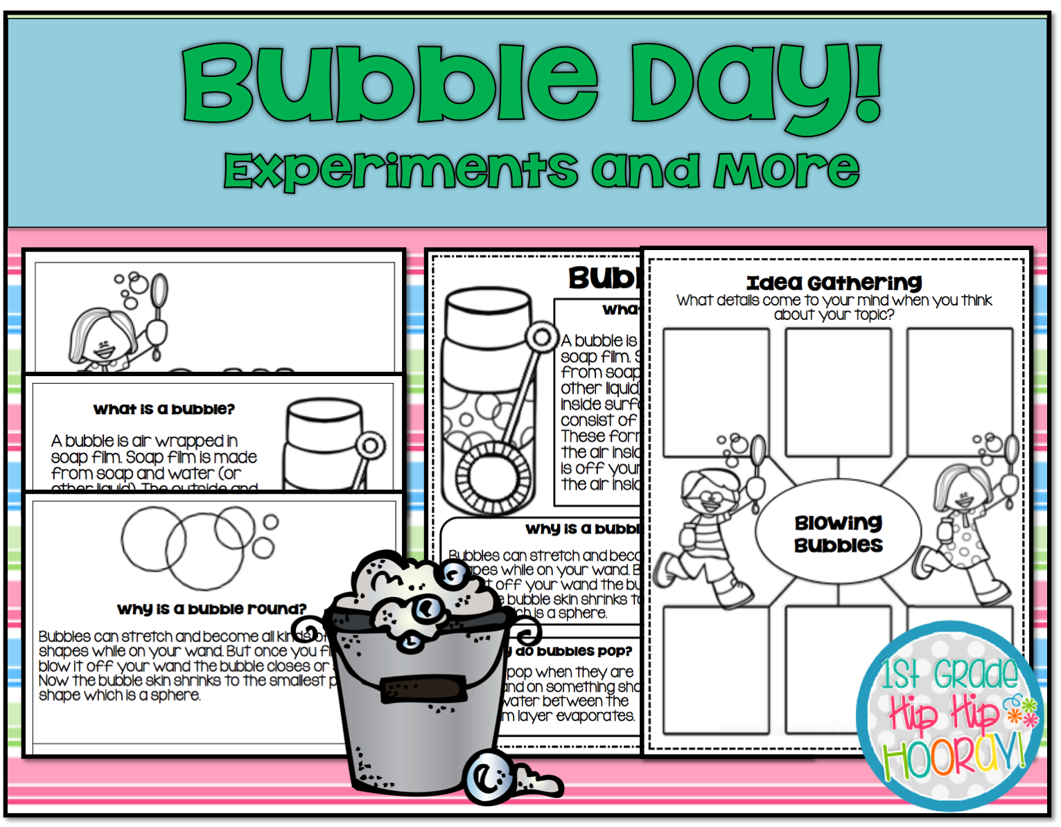 1st Grade Hip Hip Hooray!: Bubbles!