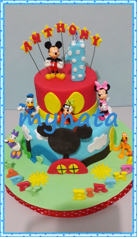 Mynata Cakes: Mickey Mouse birthday cake for Anthony