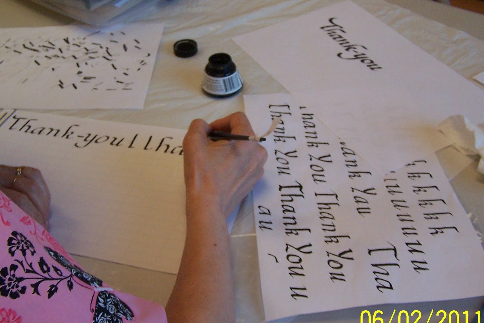 Macedon Public Library: Calligraphy