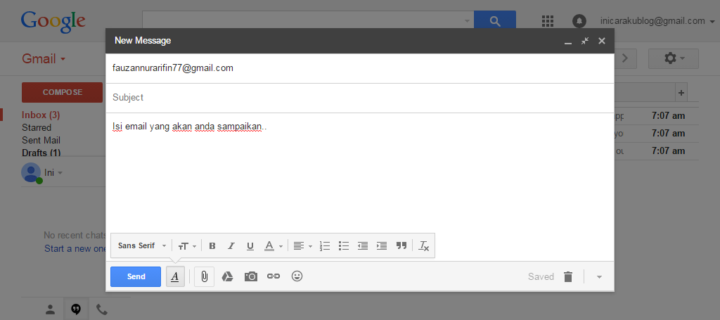 Cara mudah membuat email baru di google GMAIL 2015 (Dilengkapi Gambar)