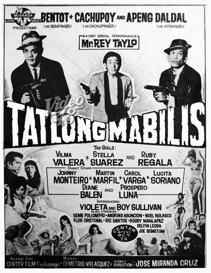 Video 48: THE SIXTIES # 755: BENTOT, CACHUPOY AND APENG DALDAL (IN THE ...