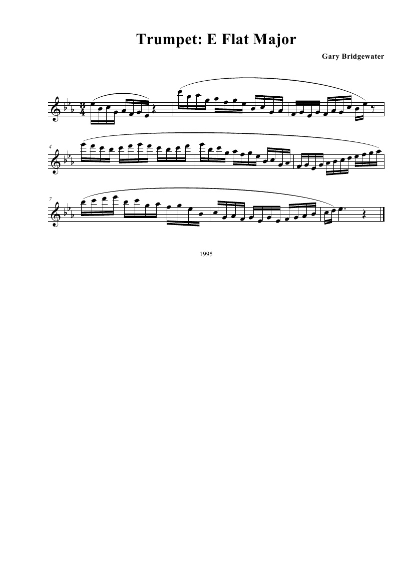 Trumpet: Trumpet: E Flat Major