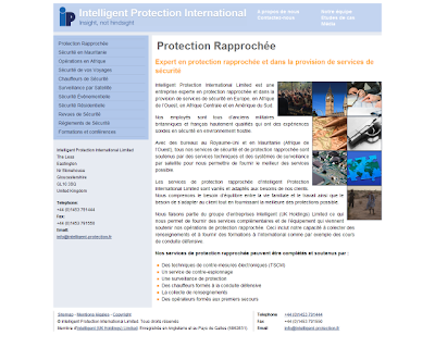 Equipement tactique et services de sécurité: Services de protection ...