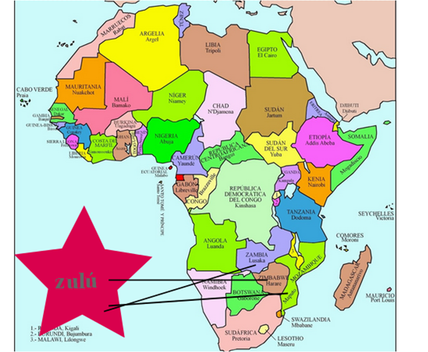 Aula de desarrollo de capacidades: INFOGRAFIA: LOCALIZACIÓN DE TRIBUS