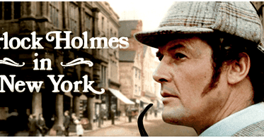 LE PLEIN DE SUPER: Roger Moore dans SHERLOCK HOMES A NEW YORK - 1976