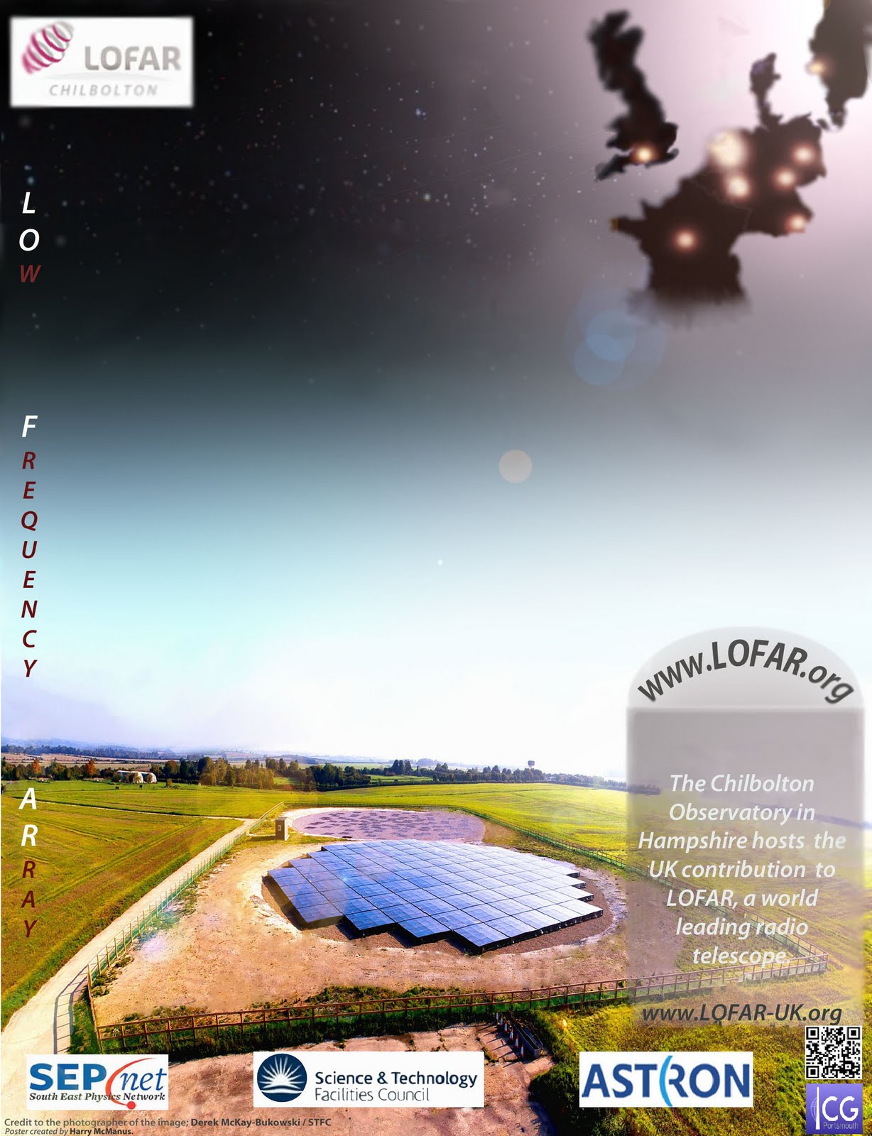 lofar-uk: Portsmouth College Work Experience Student Makes LOFAR-UK Poster