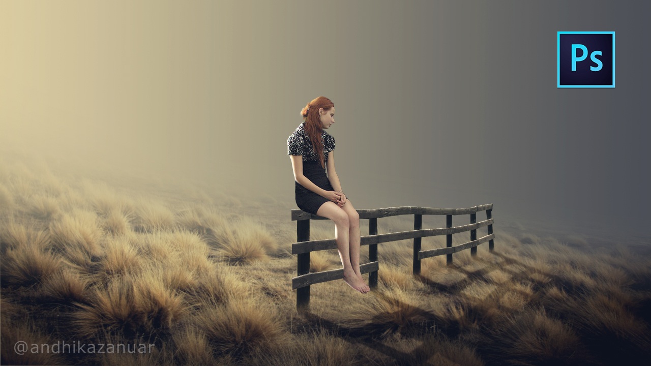 Photoshop Manipulation Tutorial - Dramatic Alone - zanuara.com