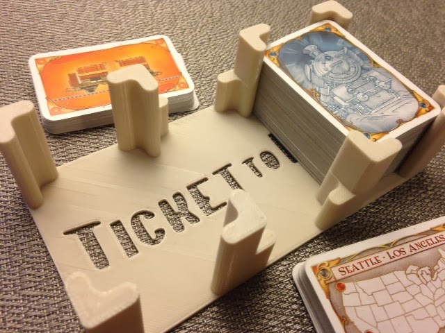 MakerHome: Day 123 - "Ticket to Ride" card holder