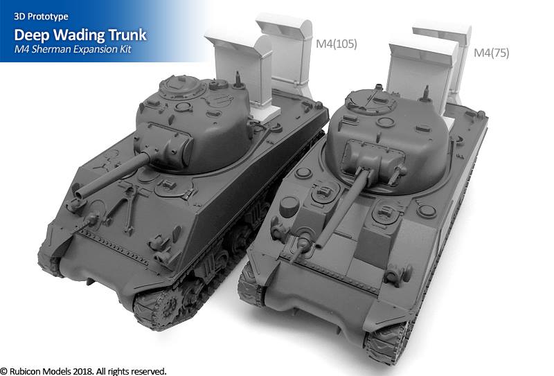Tabletop Fix: Rubicon Models - New Sherman Conversion Kit Previews