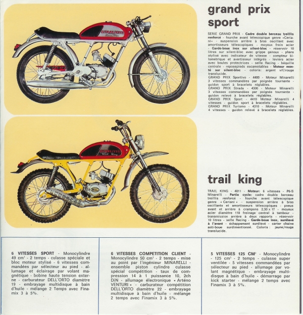 Gitane Testi, Motobécane... et + encore: 1972