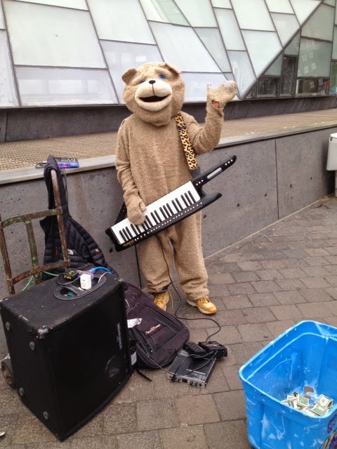 Busy Since Birth: Boston's Keytar Bear