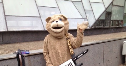Busy Since Birth: Boston's Keytar Bear