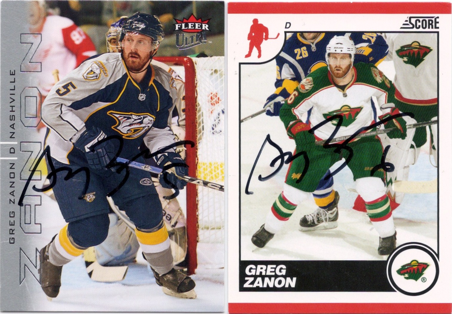 Signed DC: Greg Zanon