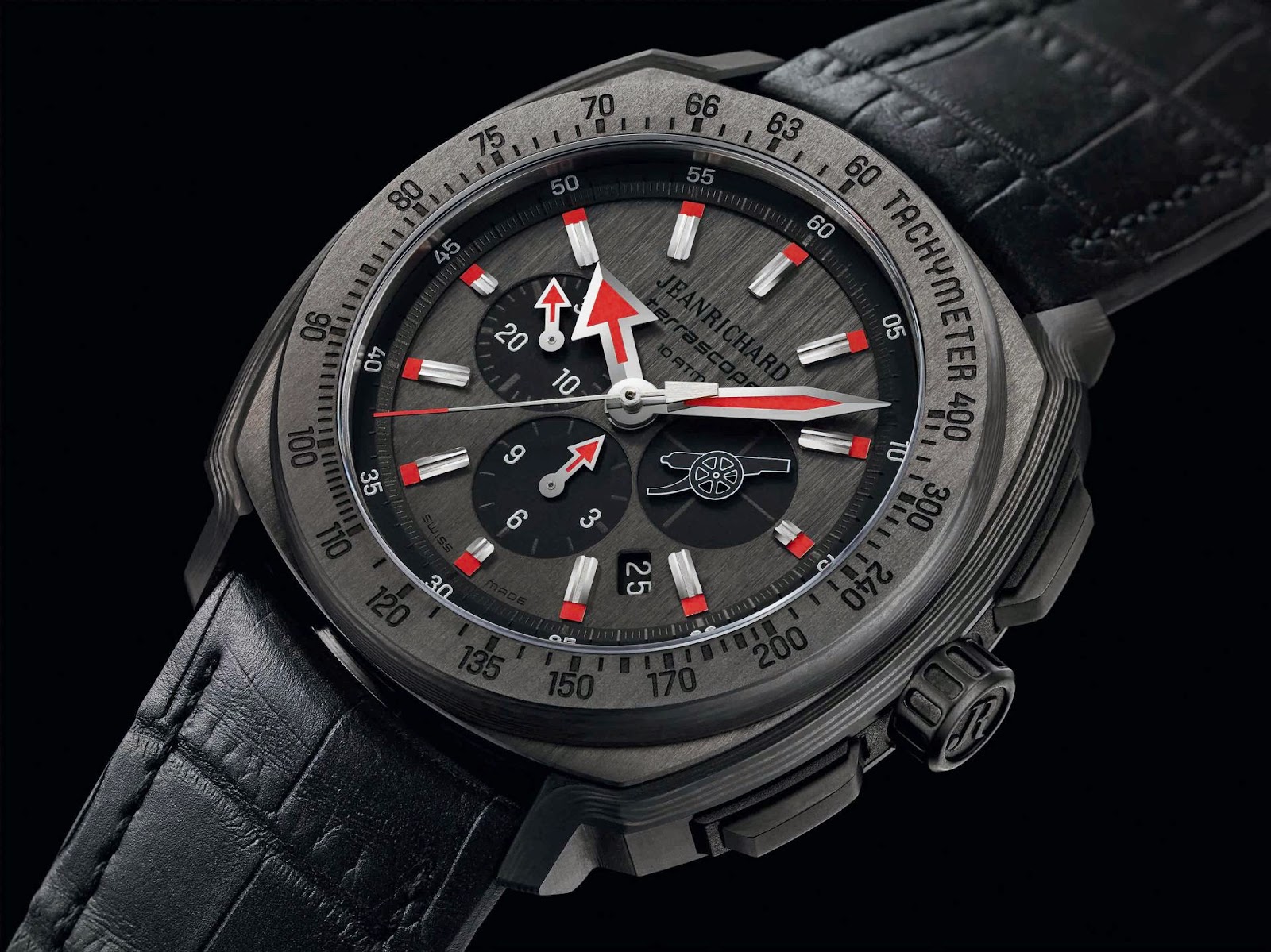 JEANRICHARD Terrascope Chrono Carbon Arsenal Limited Edition ...
