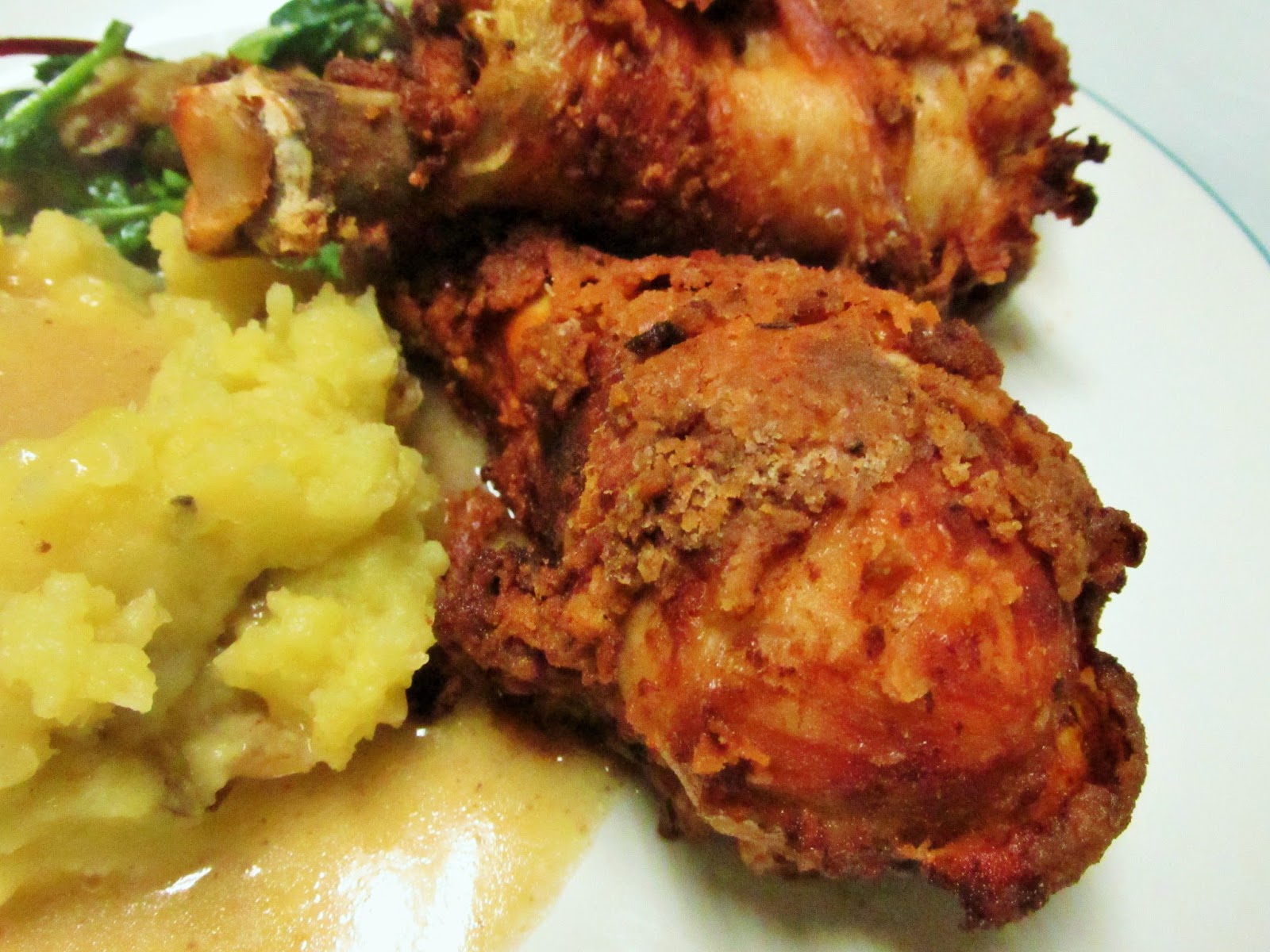 Raving, Hot Cuisine: Midwestern Style Fried Chicken with Honey Roasted ...
