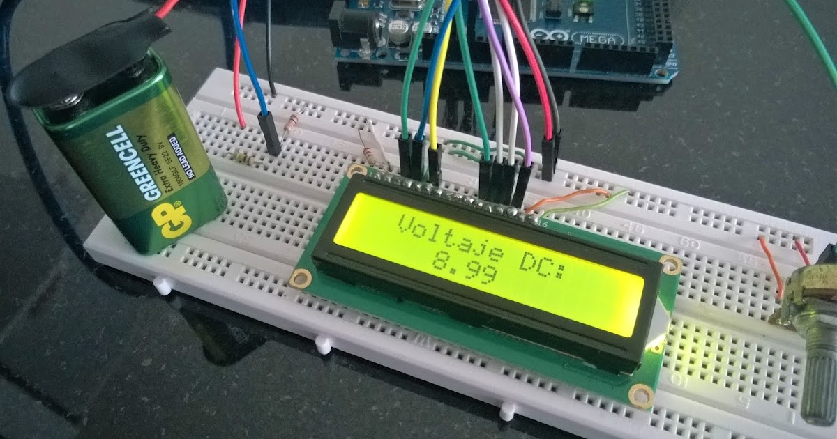Voltímetro digital con Arduino