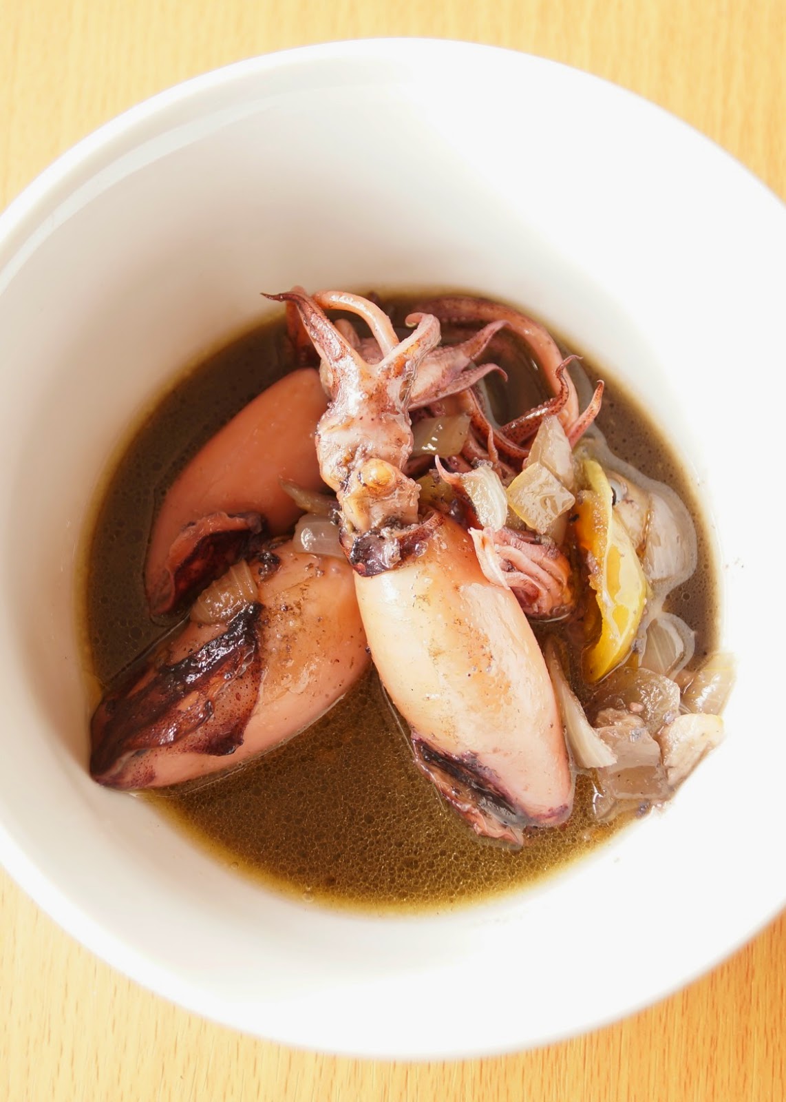 Home-cooked Adobong Pusit