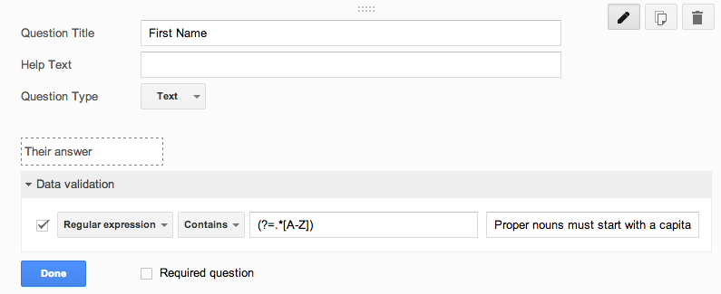 Alice in WonderTech: Validating Data in Google Forms - Truly Brilliant